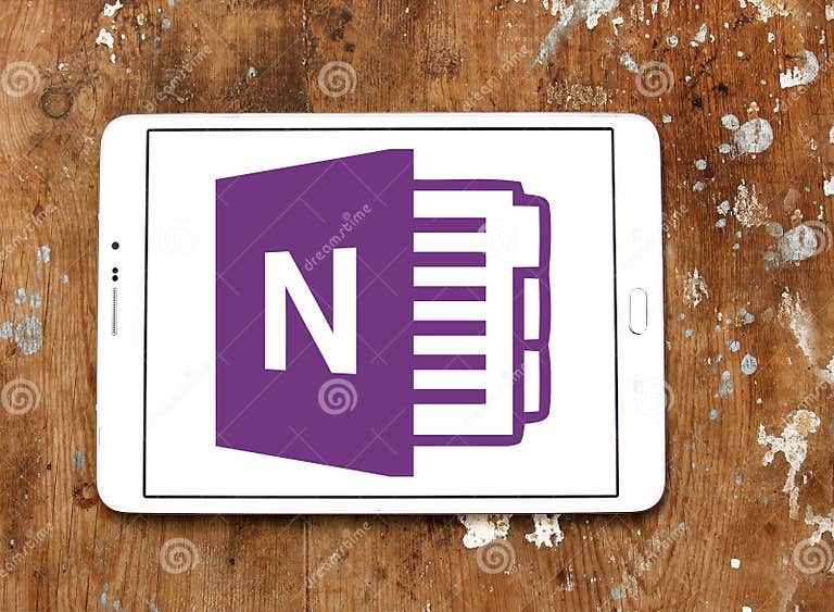 Microsoft Office OneNote Logo Editorial Photo - Image of application ...