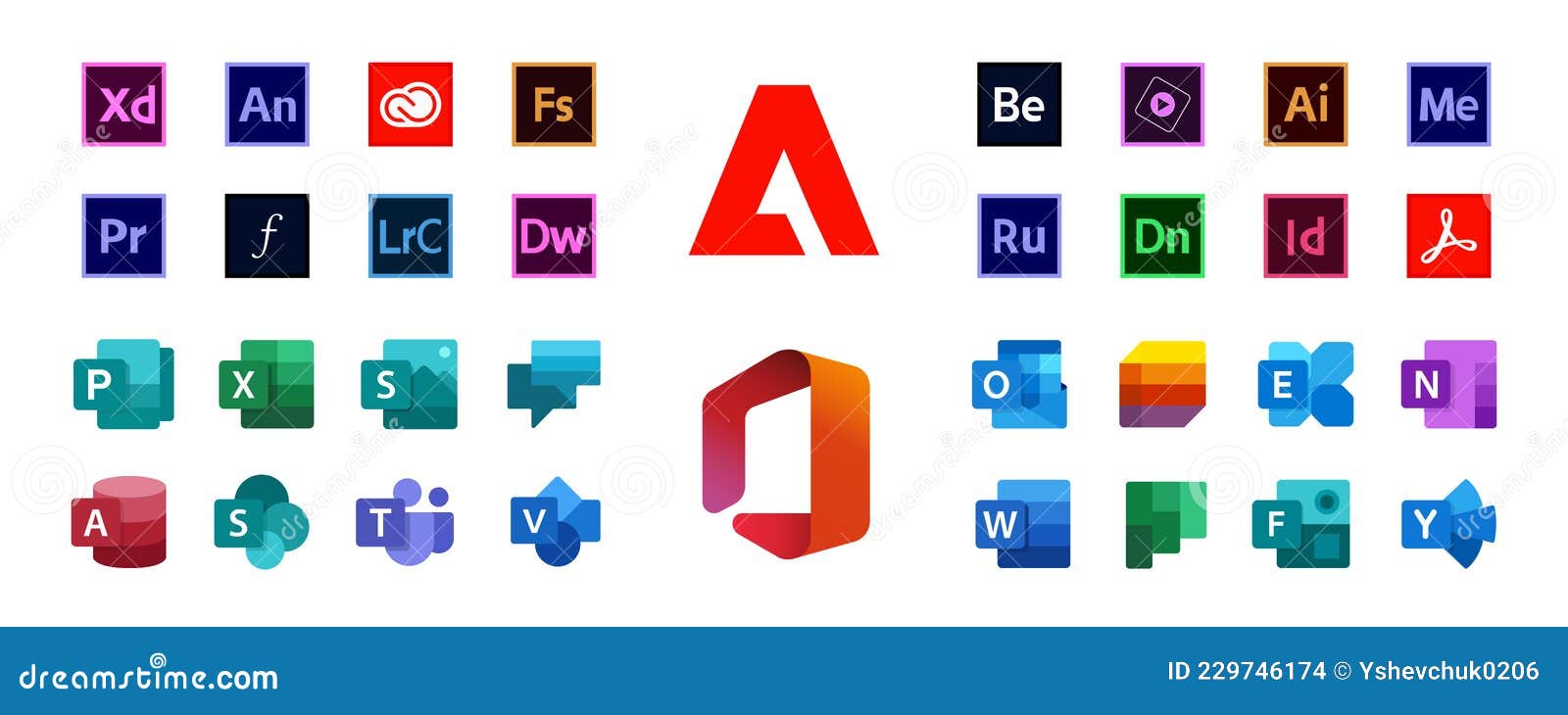 Adobe Products Icon Set: Illustrator, Photoshop, InDesign, Premiere Pro ... Adobe Products Icon Set: Illustrator, Photoshop, InDesign, Premiere Pro ...