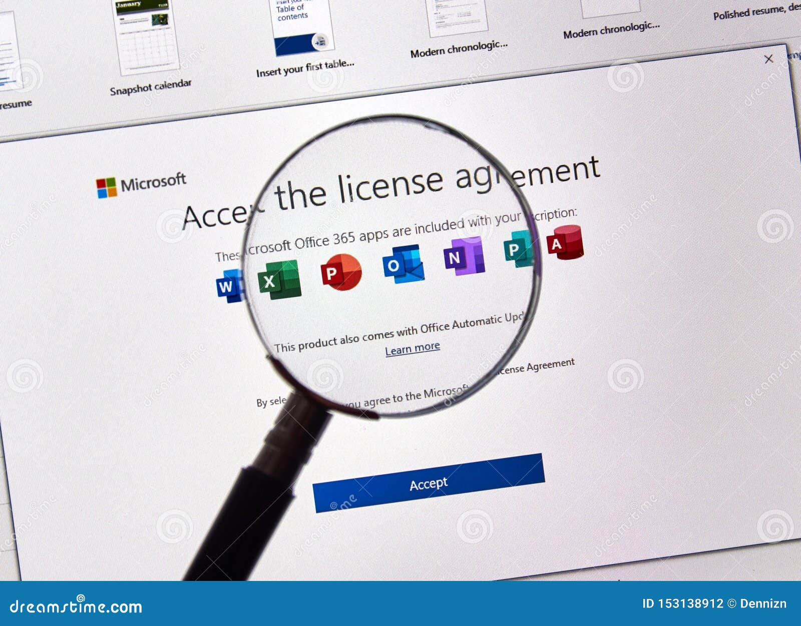 Microsoft Office 365 Software Editorial Photography - Image of digital ...