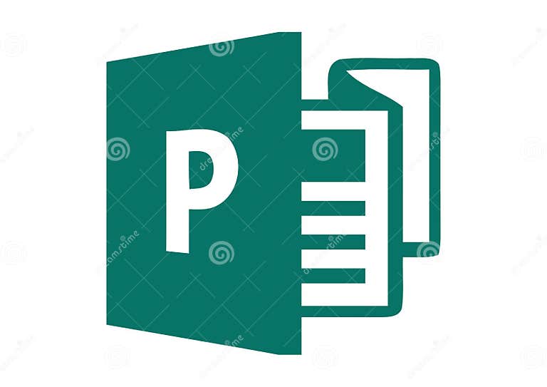 Microsoft Publisher 2013 Logo Editorial Stock Image - Illustration of ...