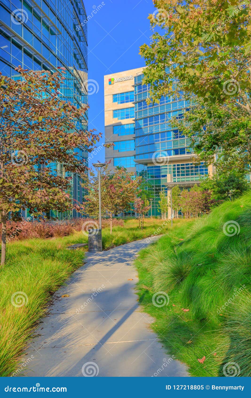 Microsoft Silicon Valley imagem editorial. Imagem de sobressair - 127218805