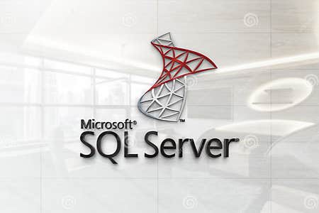 Microsoft Sql Server on Iphone Realistic Texture Editorial Image ...