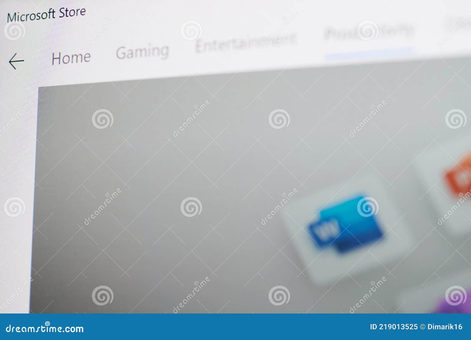 Microsoft store menu editorial image. Image of live - 219013525