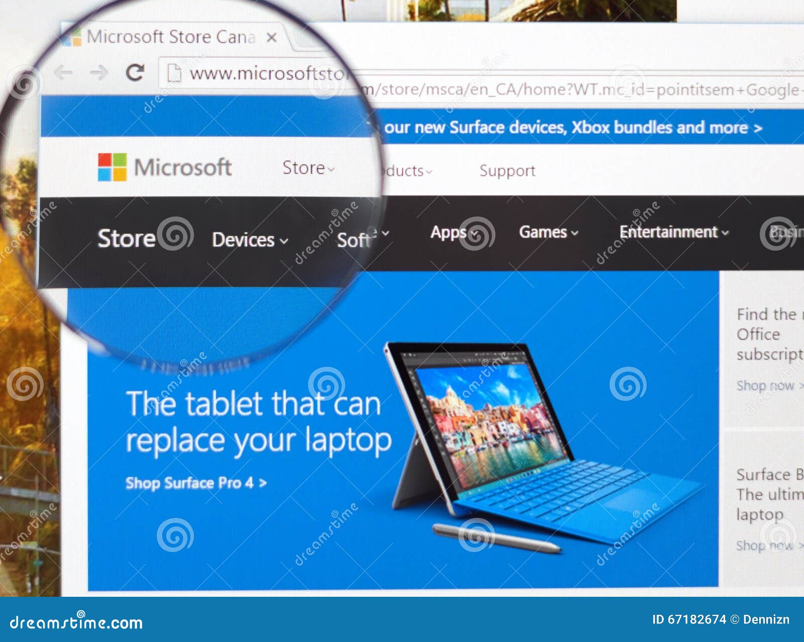 Microsoft Store on the Web. Editorial Stock Image - Image of online ...