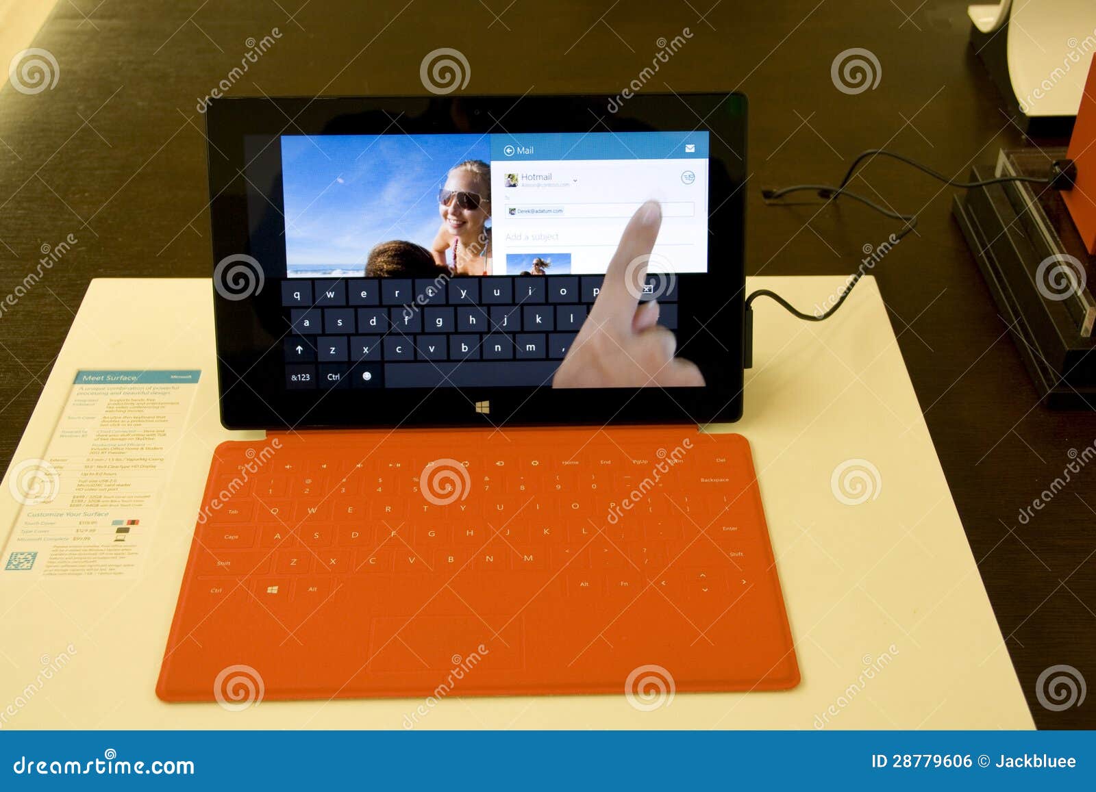 Microsoft Surface in Microsoft Store Editorial Photo - Image of front ...