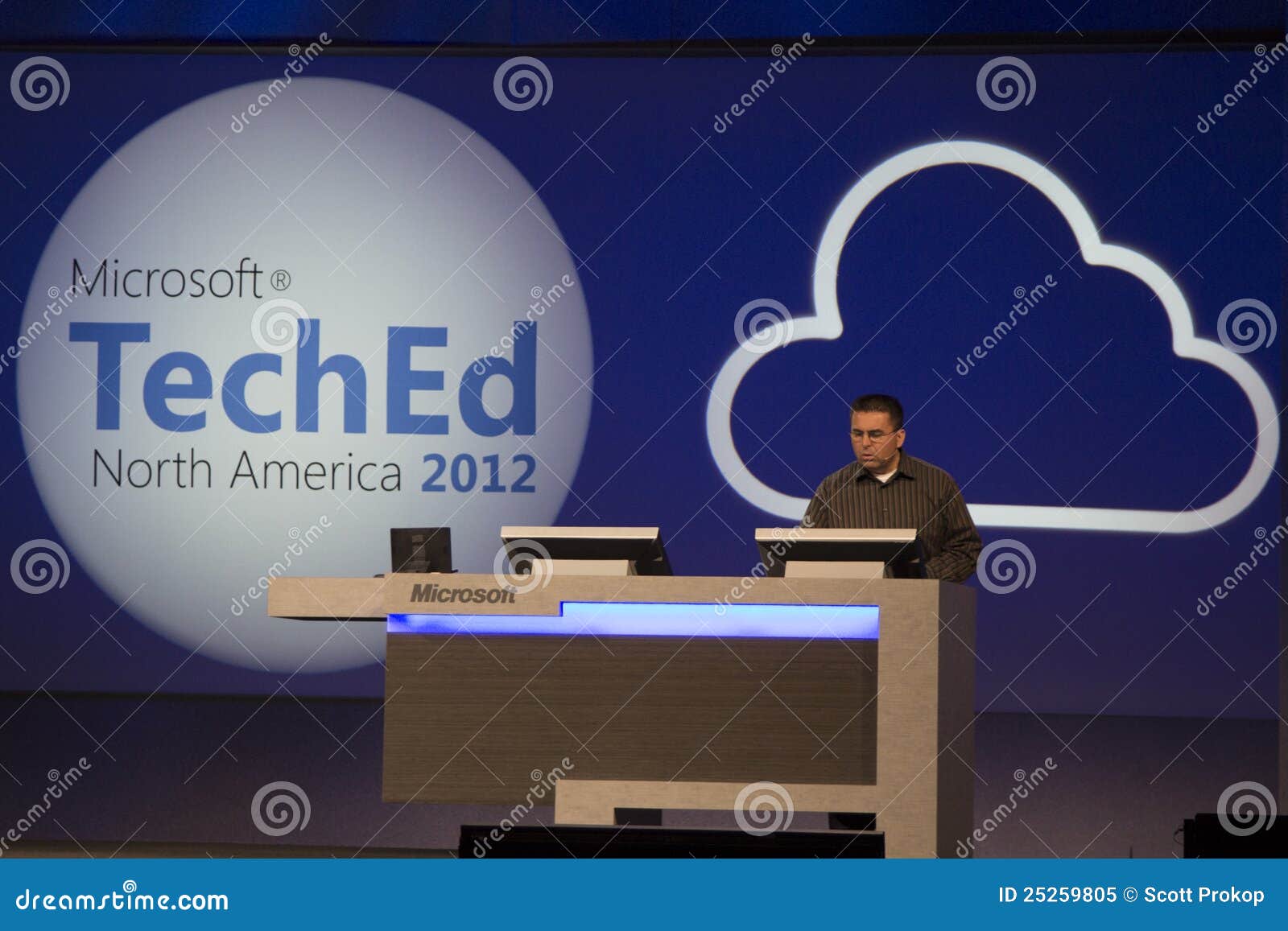 Microsoft TechEd Conference 2012 Editorial Image - Image of business ...