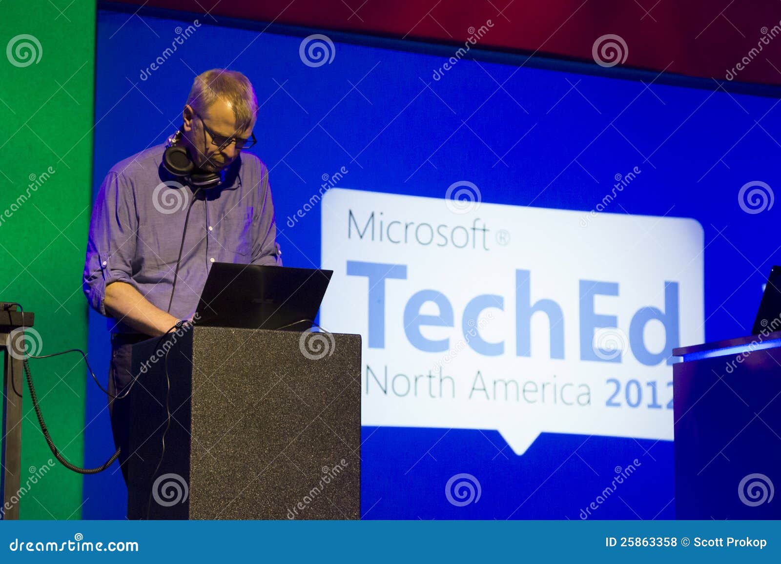 Microsoft TechEd Conference 2012 Editorial Stock Photo - Image of ...