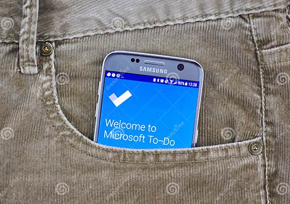 Microsoft To Do Android Application Editorial Photography - Image of ...