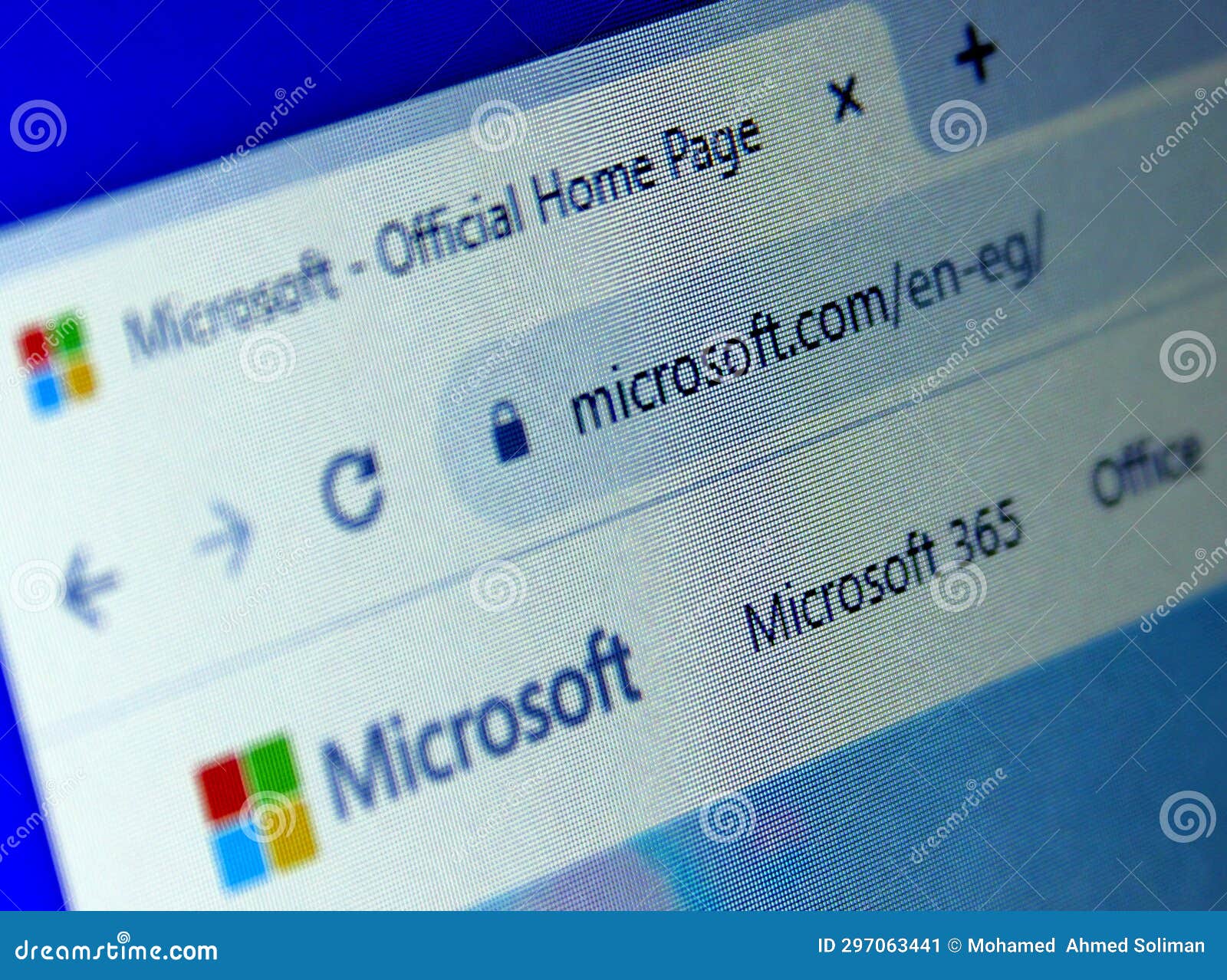 Microsoft website logo editorial photo. Image of symbol - 297063441