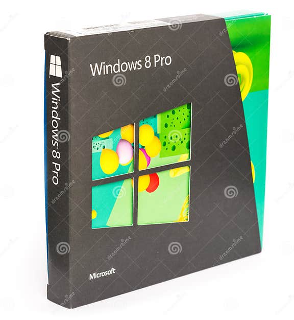Microsoft Windows 8 Professional Retail Box Editorial Image - Image of ...