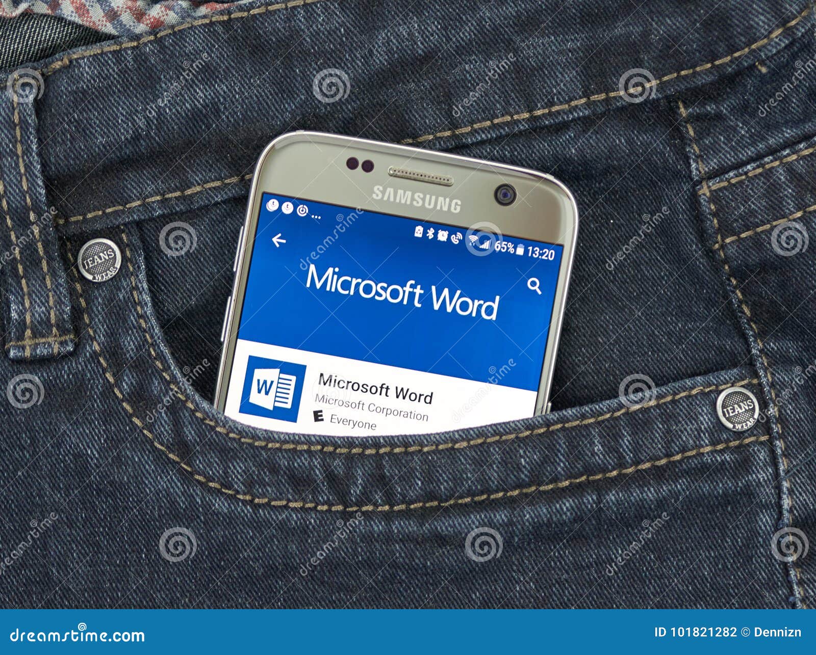 Microsoft Word Android Application Editorial Photography - Image of ...