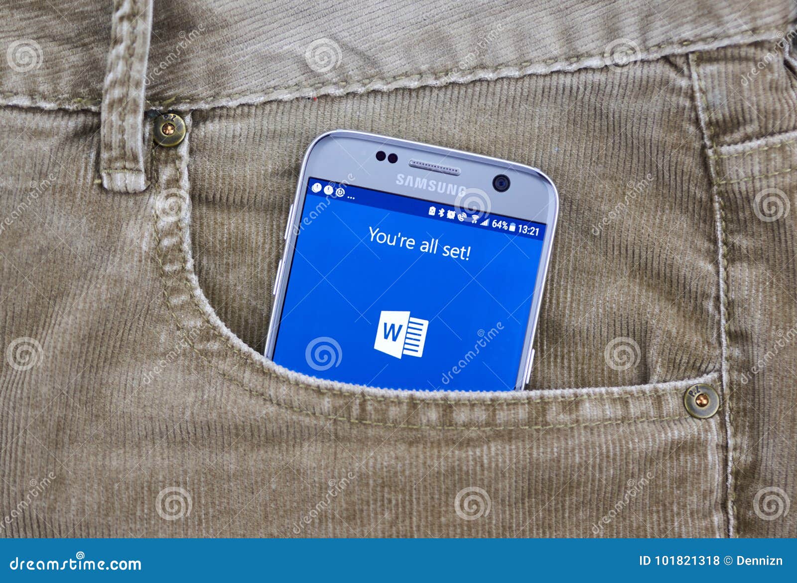 Microsoft Word Android Application Editorial Stock Photo - Image of ...