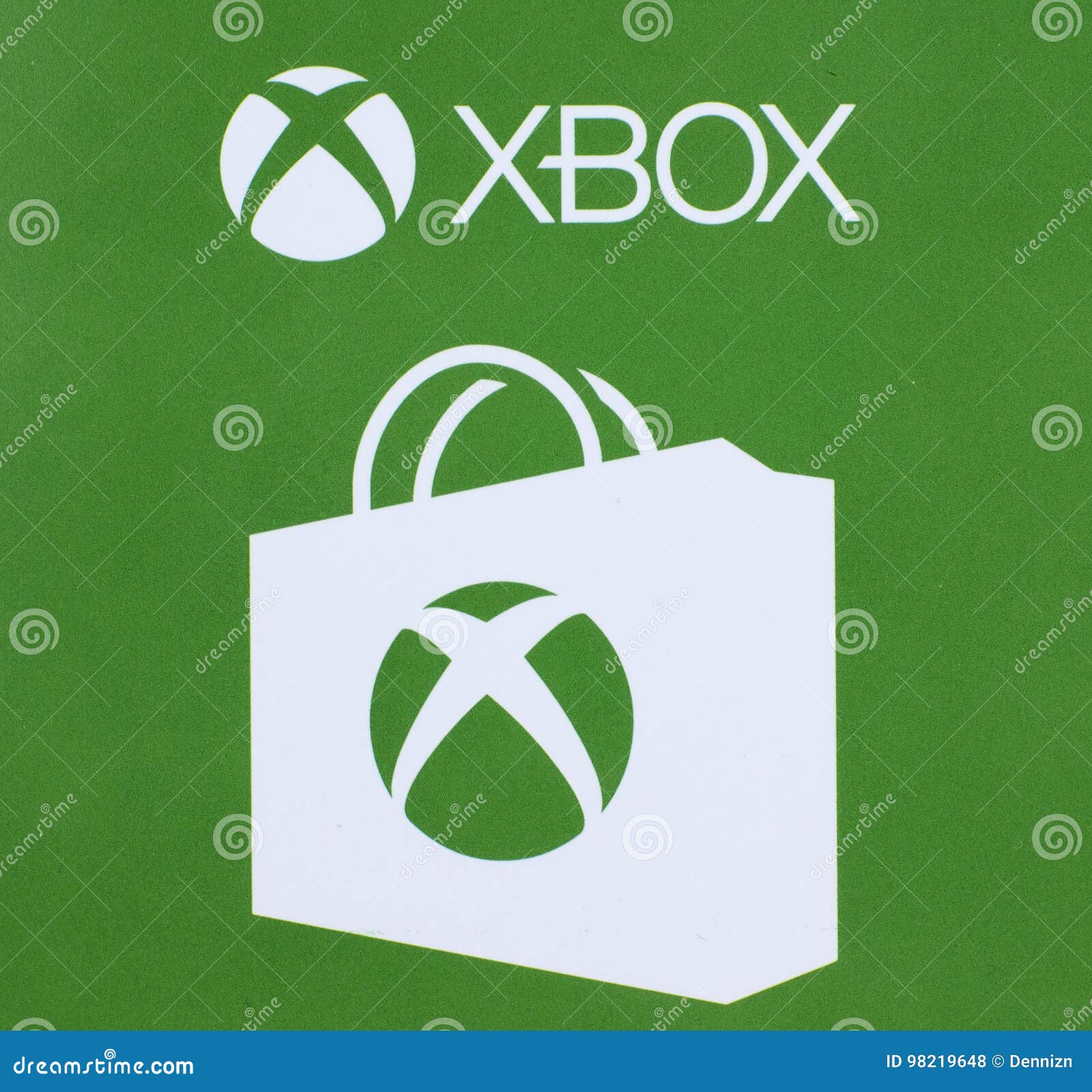 Microsoft Xbox Logo Printed on a Paper. Editorial Stock Photo - Image ...