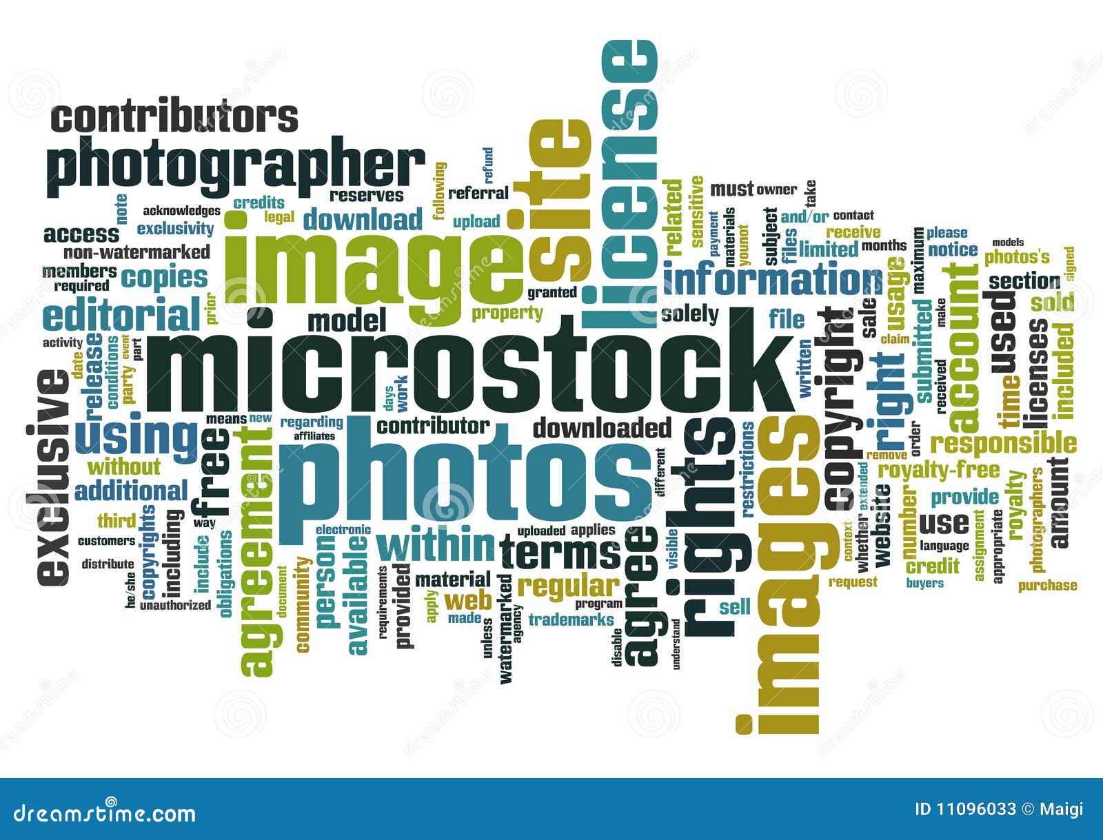 Microstock words stock vector. Illustration of license - 11096033