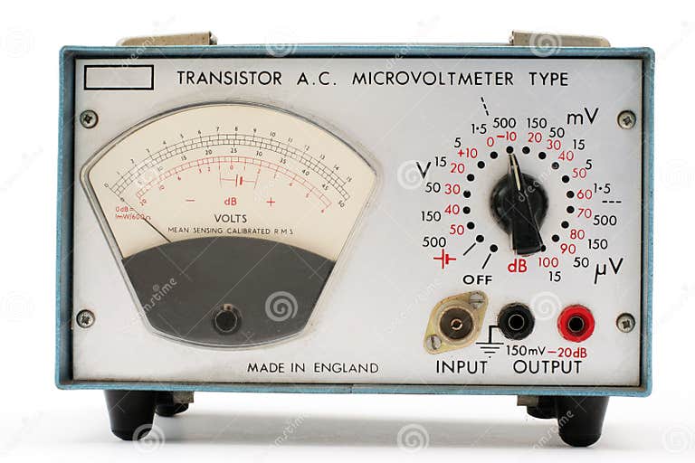 Microvoltmeter stock image. Image of needle, meter, calibration - 622657
