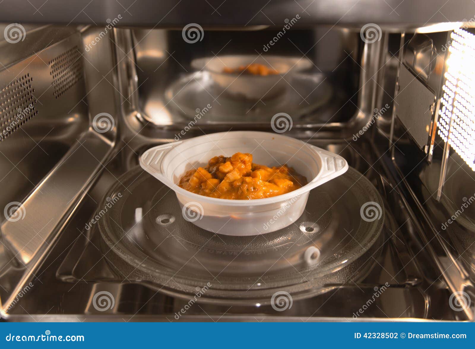Microwavable food stock photo. Image of plastic, home - 42328502