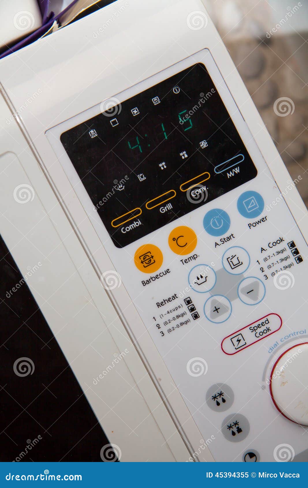 Microwave stock image. Image of settings, microwave, close - 45394355