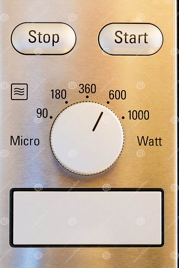 Microwave control panel stock photo. Image of metal, electrical - 49450502