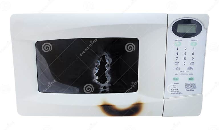 Microwave Damage stock image. Image of oven, damage, appliance - 95212401