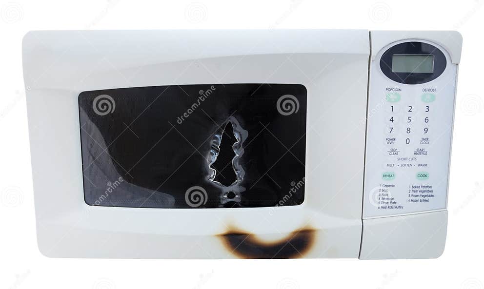 Microwave Damage stock image. Image of oven, damage, appliance - 95212401