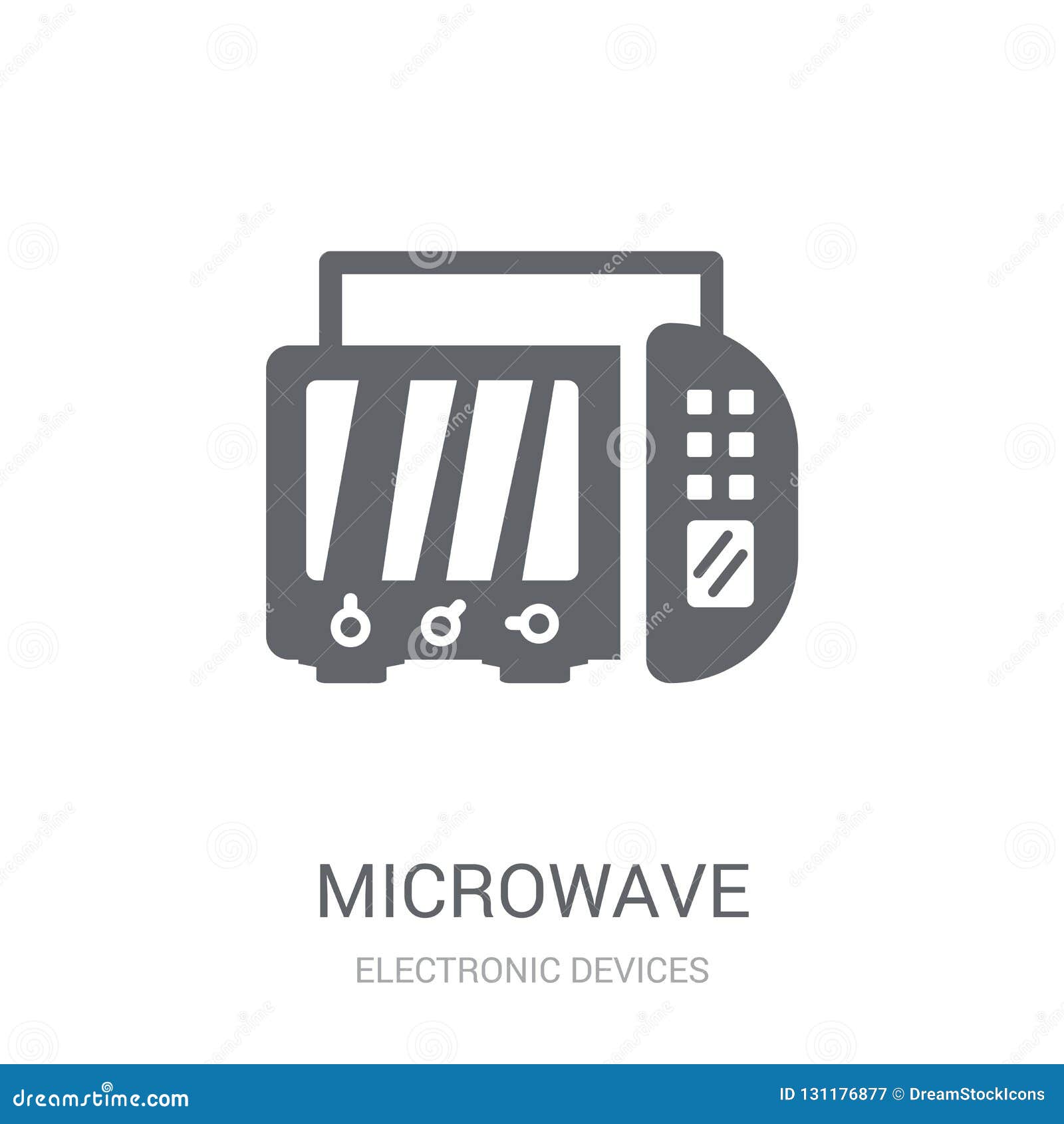 Microwave Icon. Trendy Microwave Logo Concept on White Background from ...