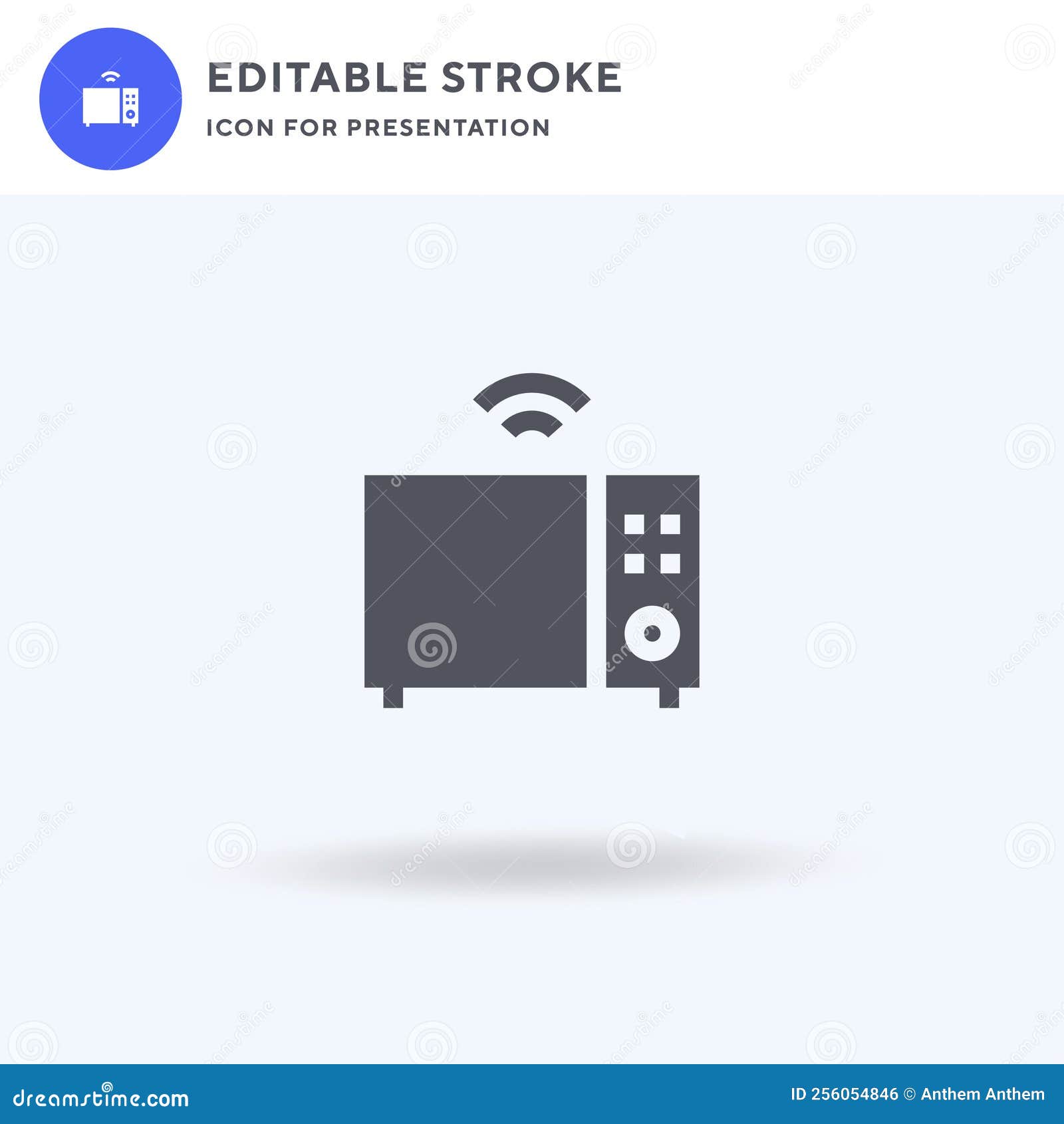 Microwave Icon Vector, Filled Flat Sign, Solid Pictogram Isolated on ...