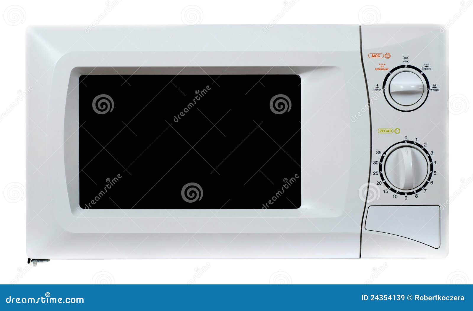 Microwave oven stock image. Image of electrical, isolated - 24354139