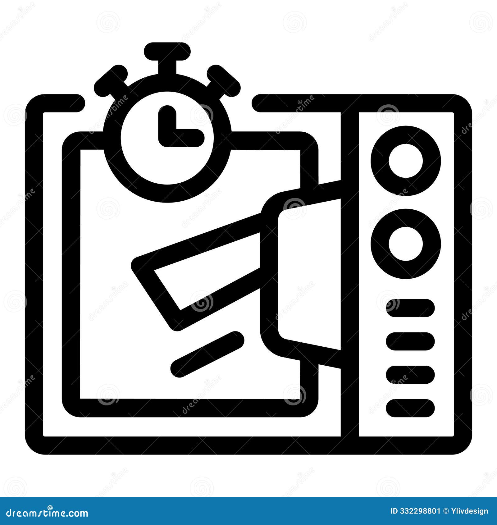 Time Remaining Template Vector Realistic Style | CartoonDealer.com ...