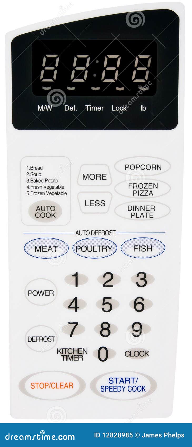 Microwave Oven Cooking Mode Selector Stock Image - Image of microwave ...