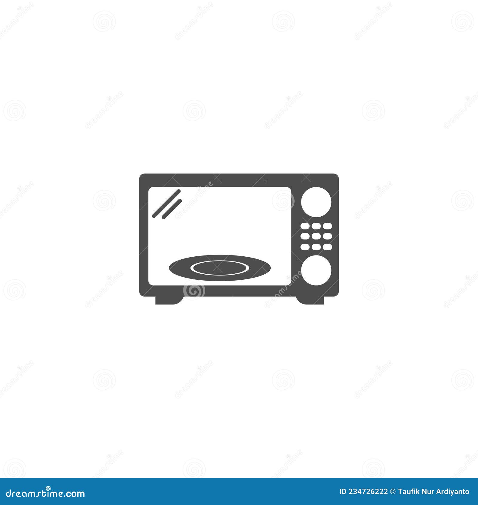Microwave Oven Icon Logo Design Template Stock Vector - Illustration of ...