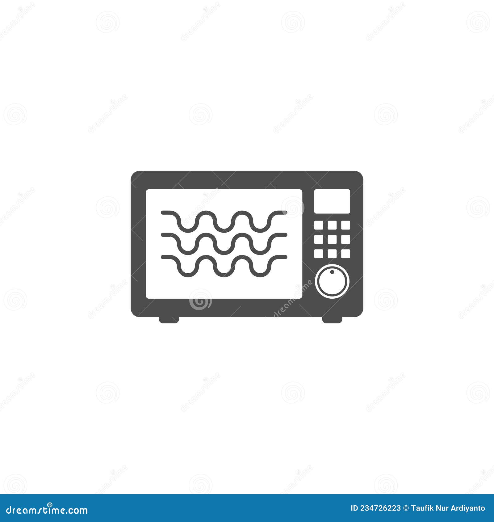 Microwave Oven Icon Logo Design Template Stock Vector - Illustration of ...