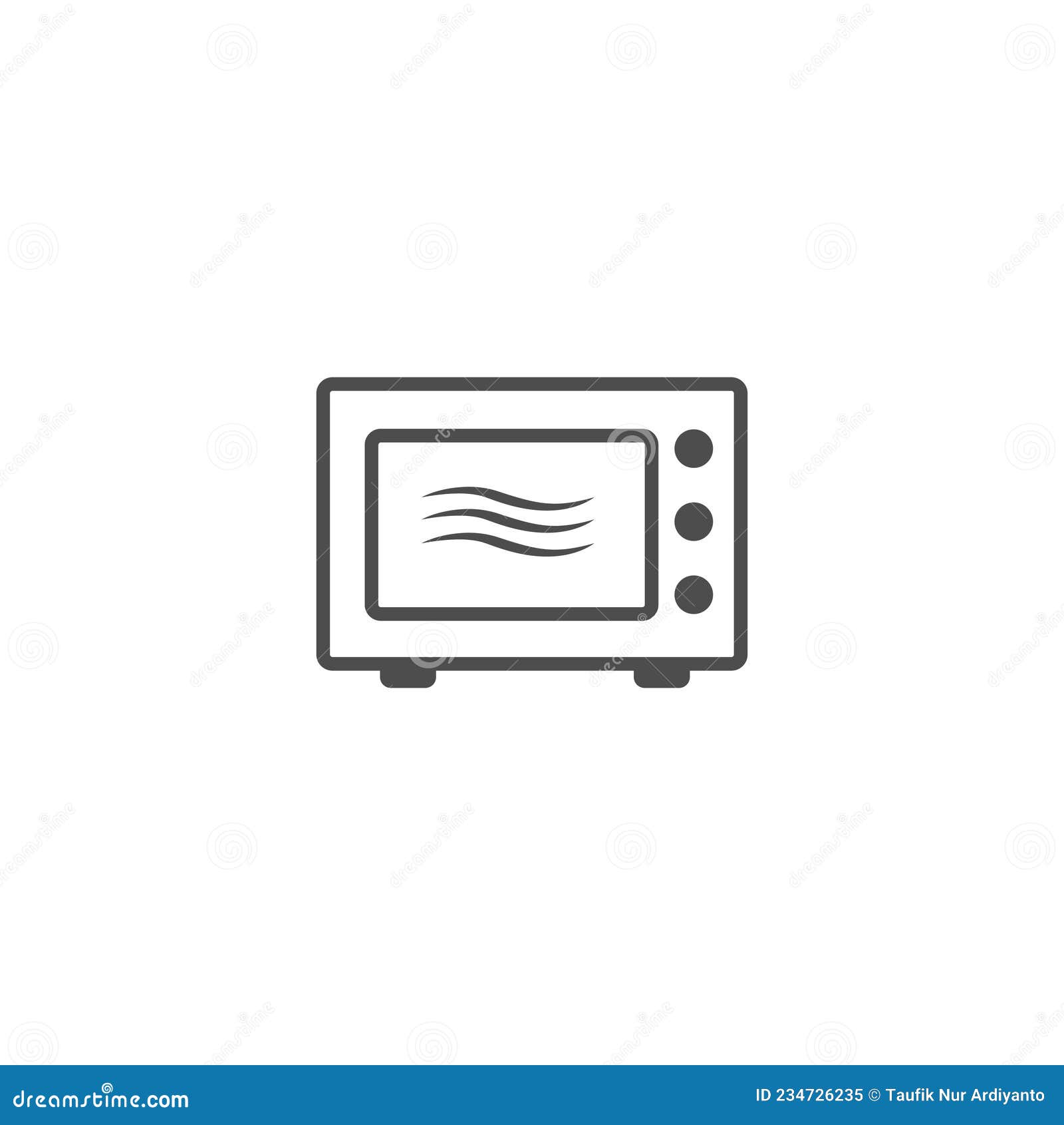 Microwave Oven Icon Logo Design Template Stock Vector - Illustration of ...