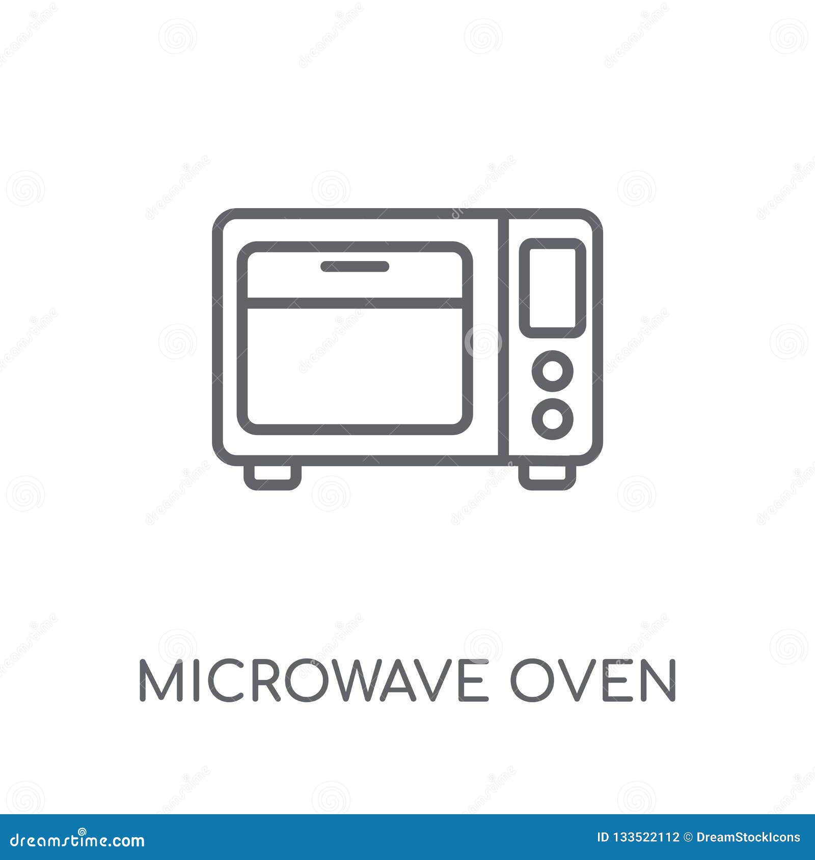 Oven Linear Icon. Modern Outline Oven Logo Concept On White Back ...