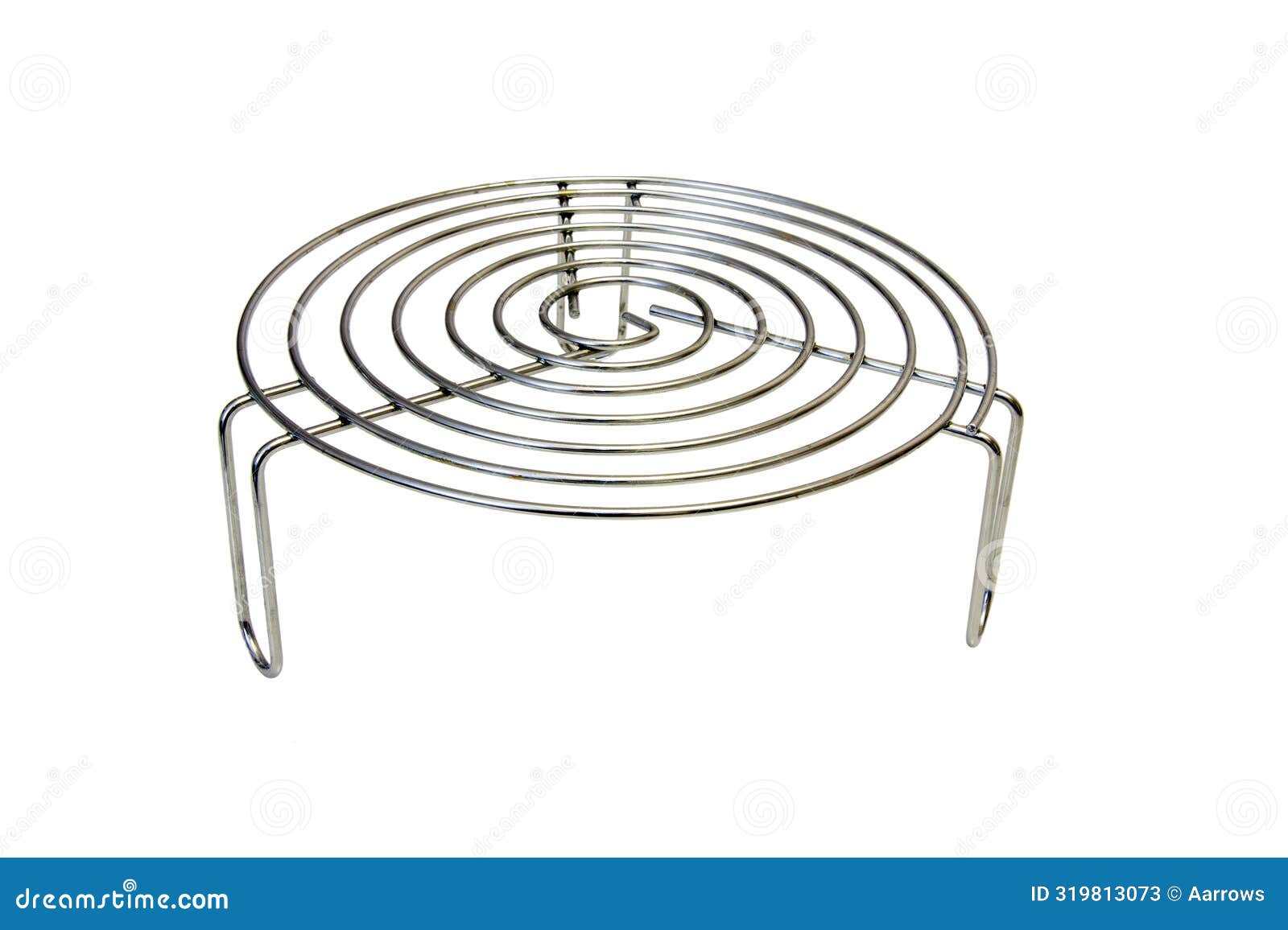 Microwave Oven Round Baking Grill Rack Isolated on White Stock Image ...