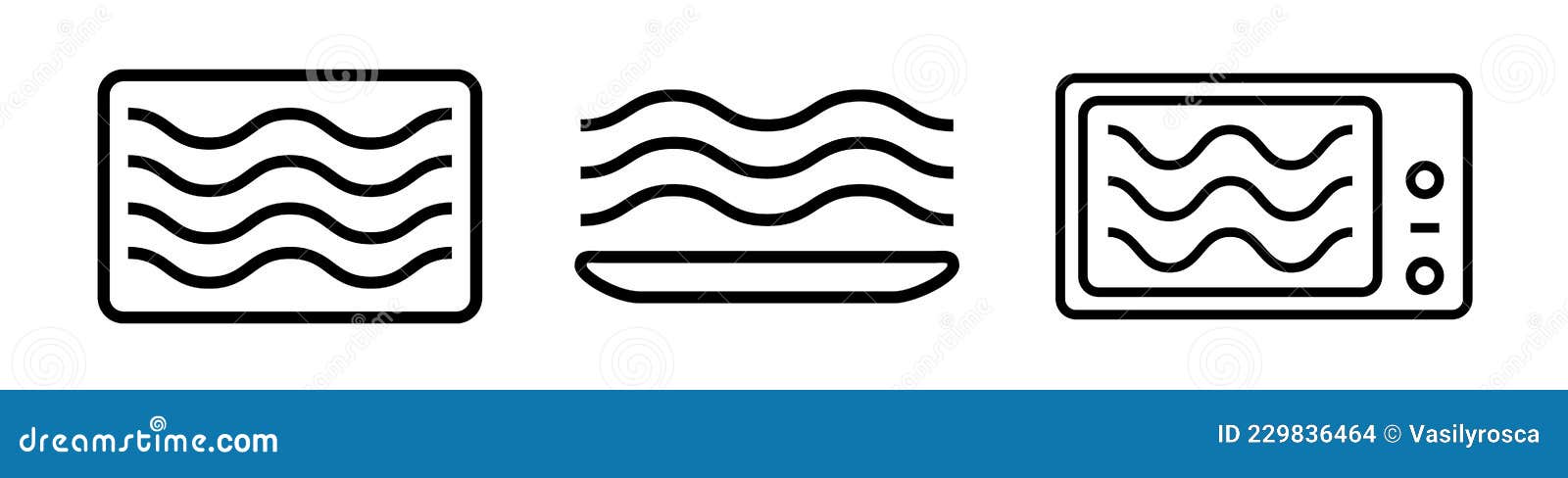Microwave Oven Safe Symbol Vector Container Cooking Isolated Oven Safe ...