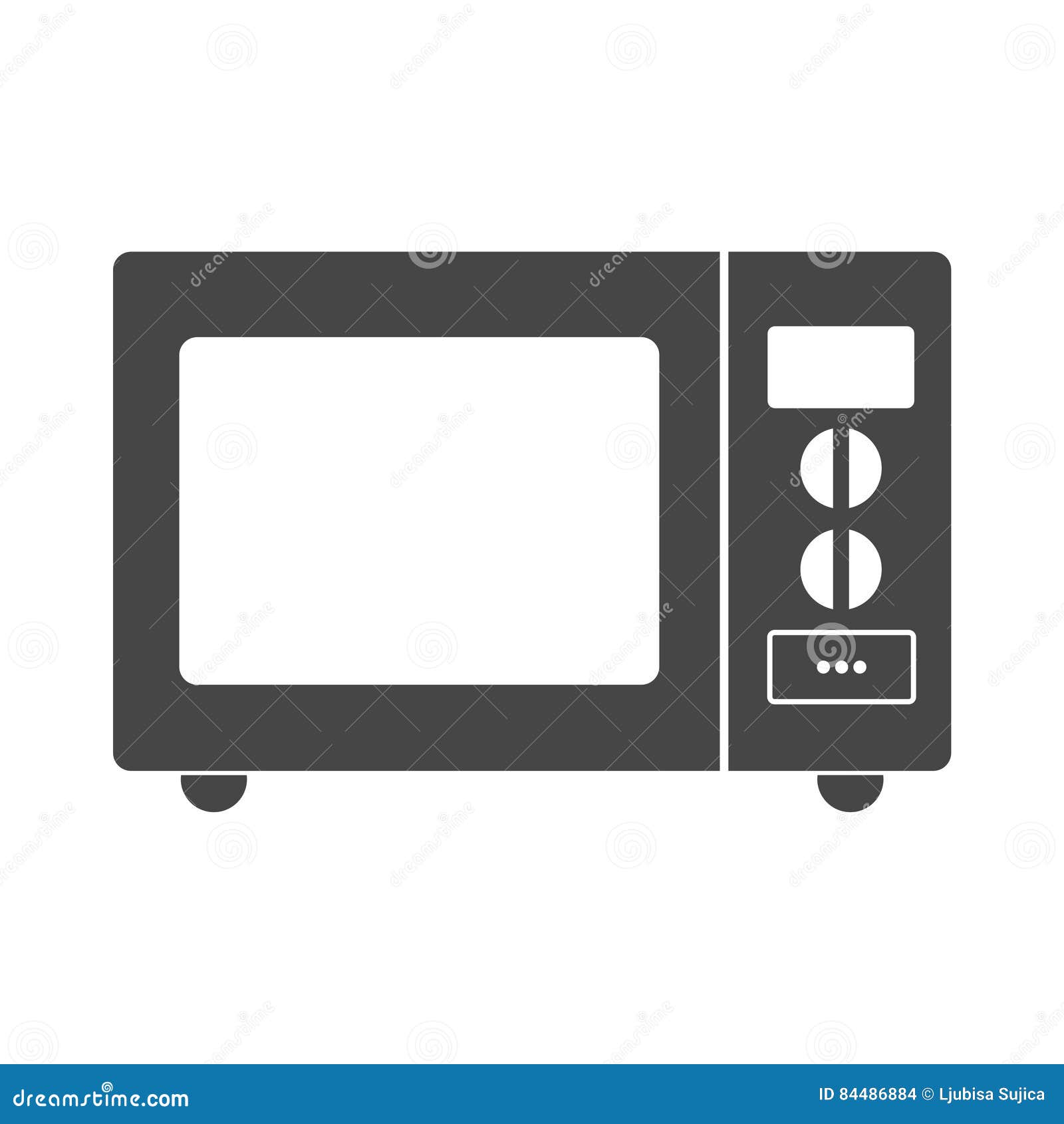 Microwave oven sign icon stock illustration. Illustration of bake ...