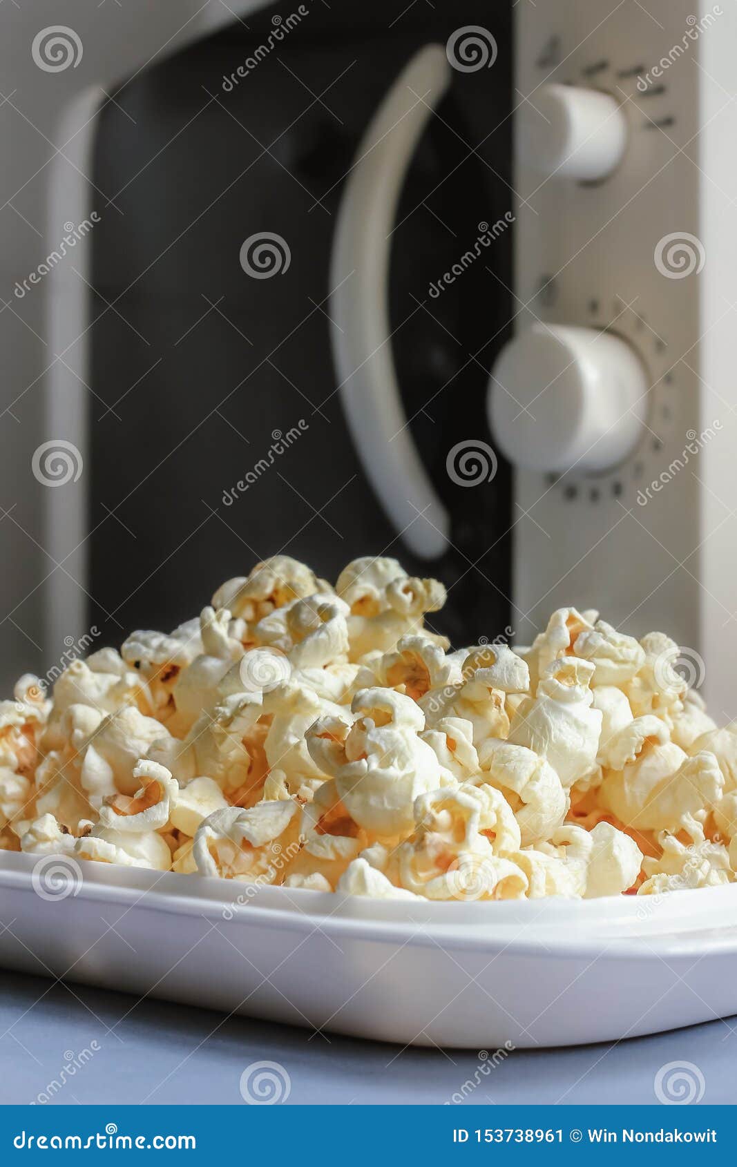 Microwave popcorn stock image. Image of tasty, corn - 153738961
