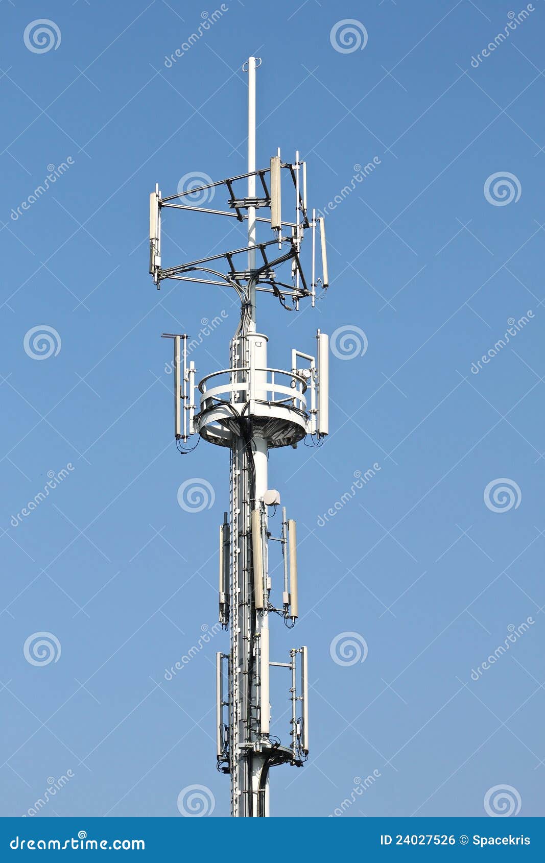 Microwave tower stock photo. Image of frequency, radio - 24027526