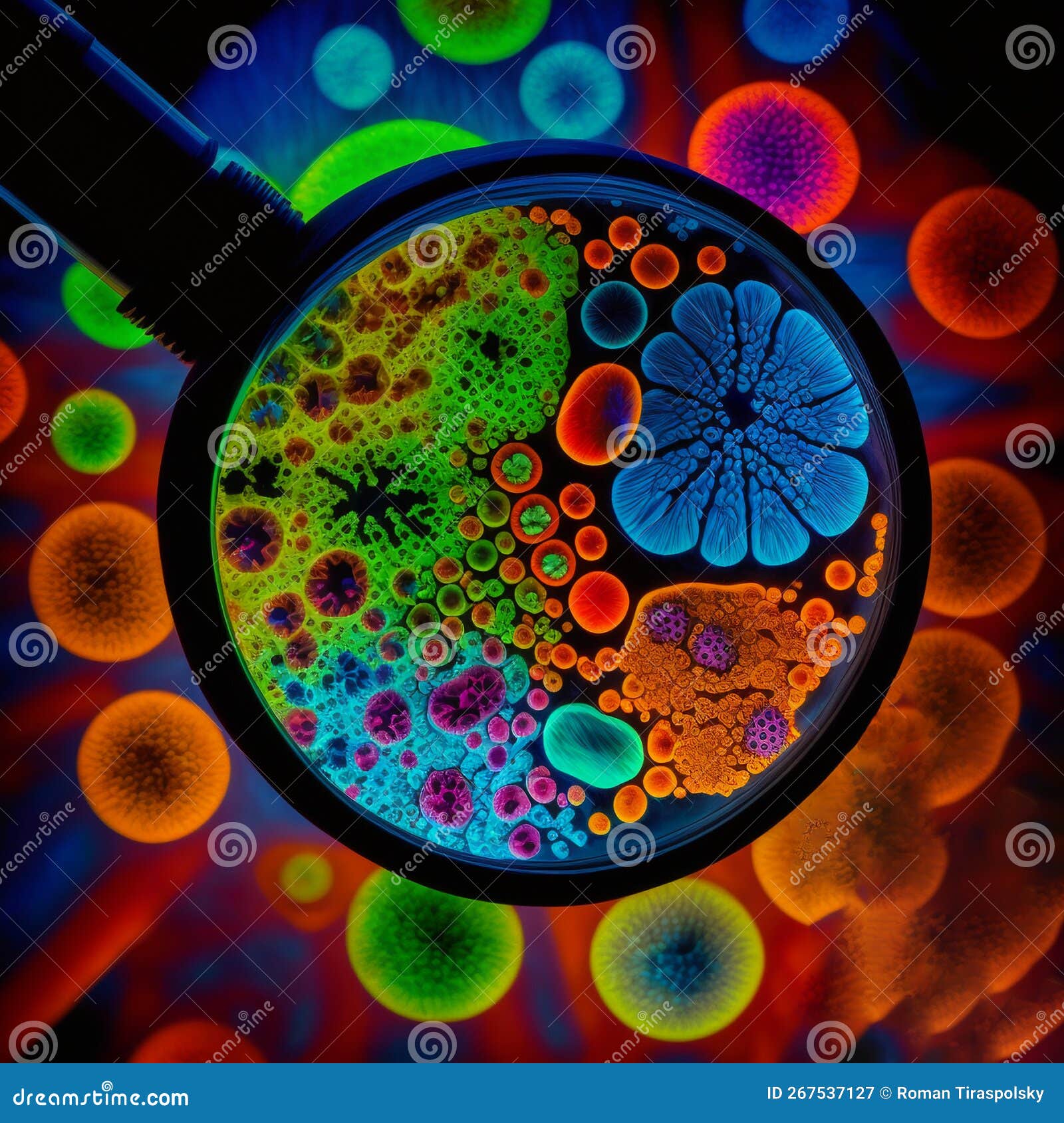 Microworld abstraction stock illustration. Illustration of abstraction ...