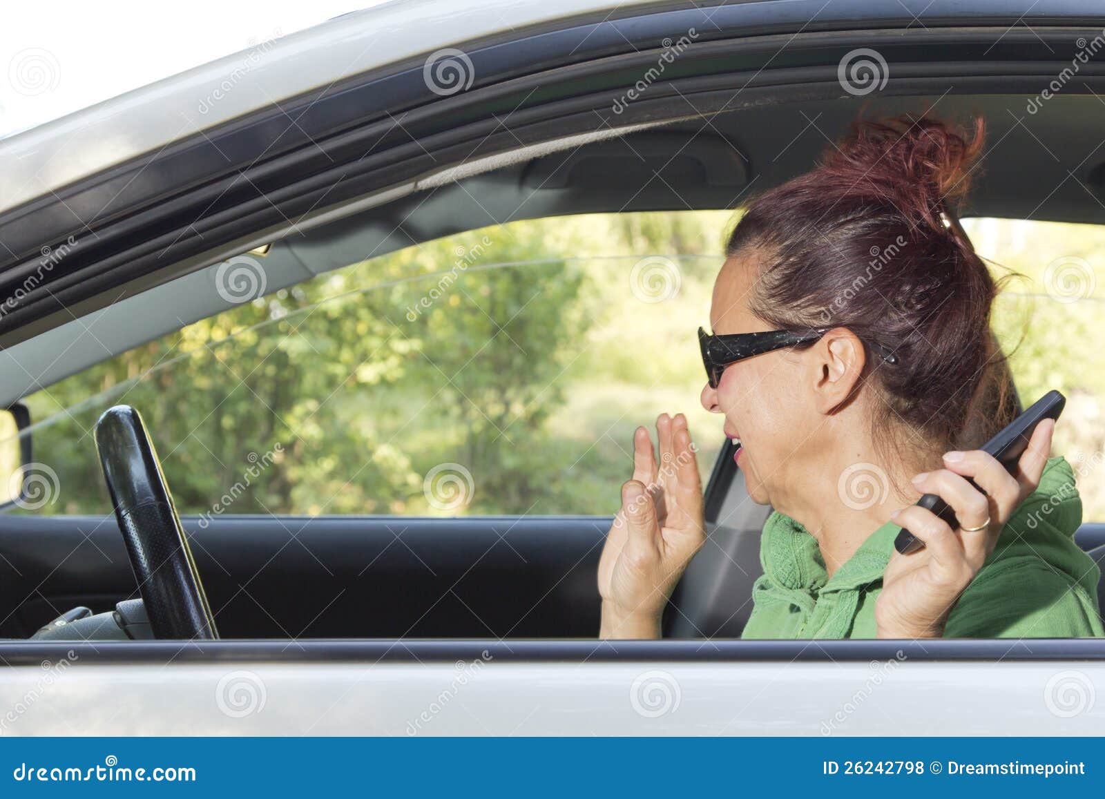 Mid Aged Woman Sneeze in the Car Stock Photo - Image of cold, outdoor ...