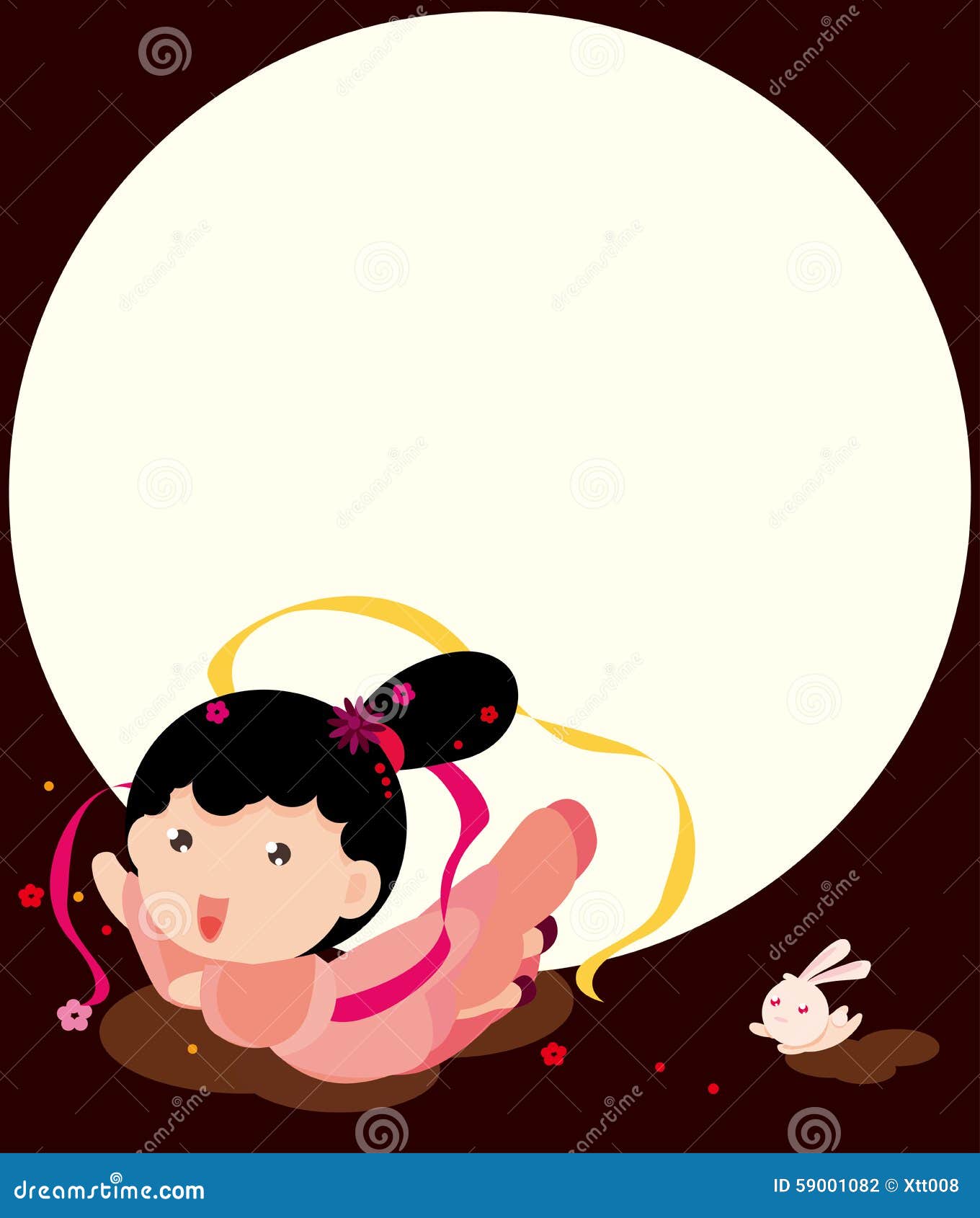 Mid-autumn Fairy stock vector. Illustration of festivals - 59001082