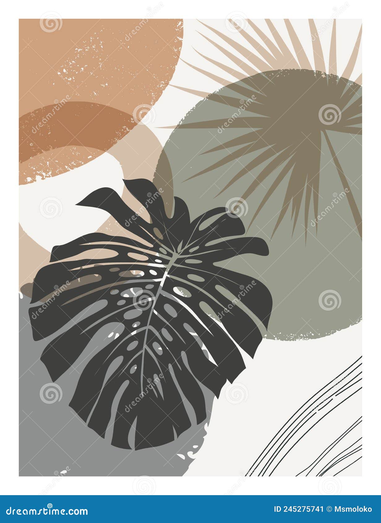 Art Wall Printable Posters Vector Illustration | CartoonDealer.com ...