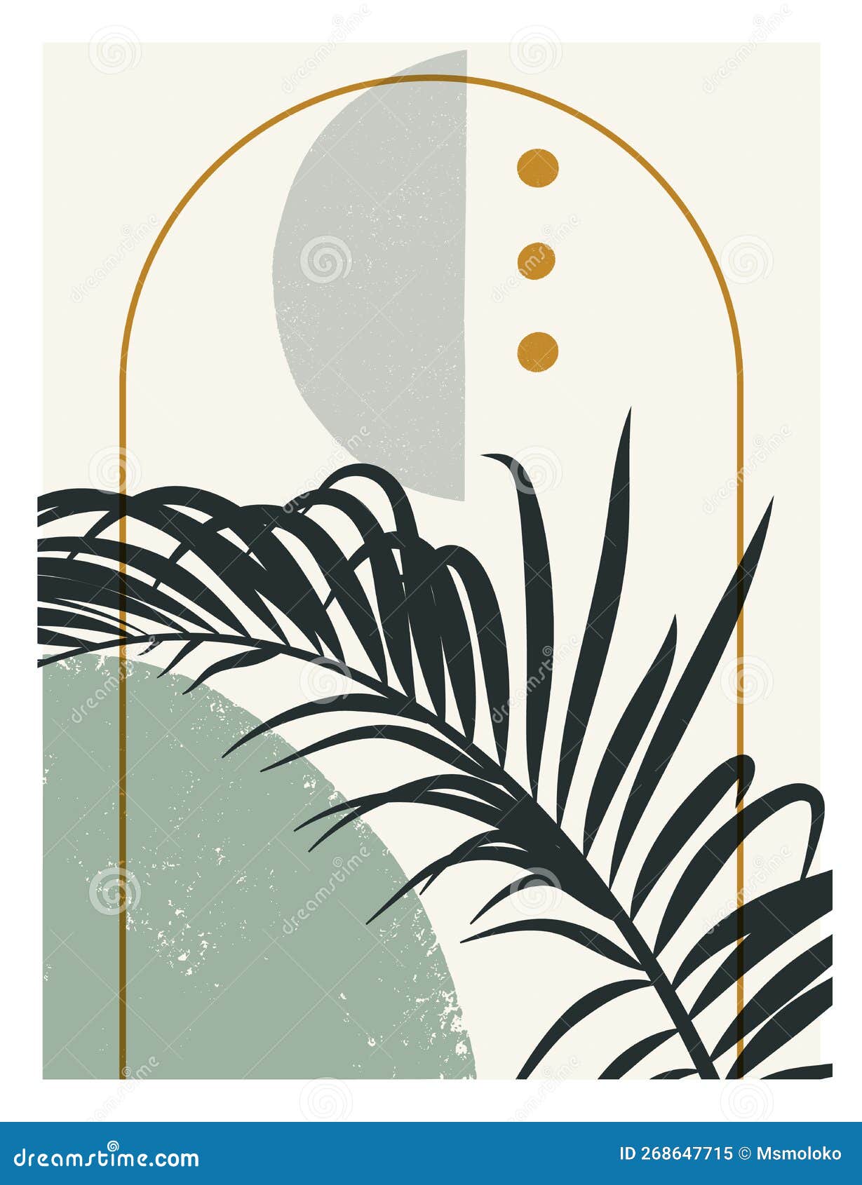 Art Wall Printable Posters Vector Illustration | CartoonDealer.com ...