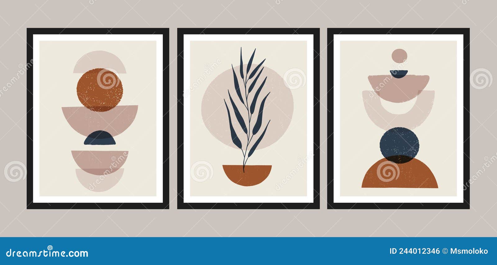 Art Wall Printable Posters Vector Illustration | CartoonDealer.com ...