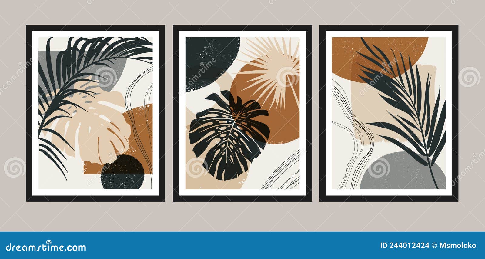 Art Wall Printable Posters Vector Illustration | CartoonDealer.com ...