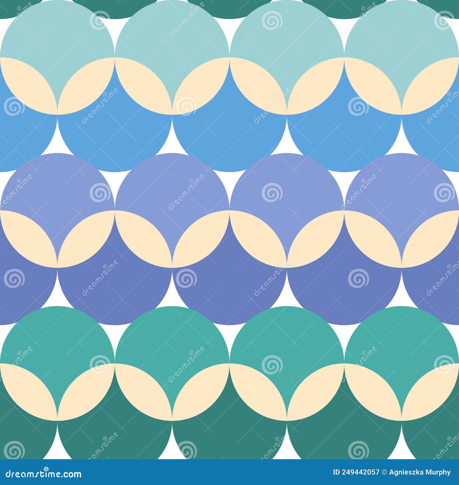 Retro Style Mid-century Vector Seamless Geometric Pattern - 60`s and 70 ...