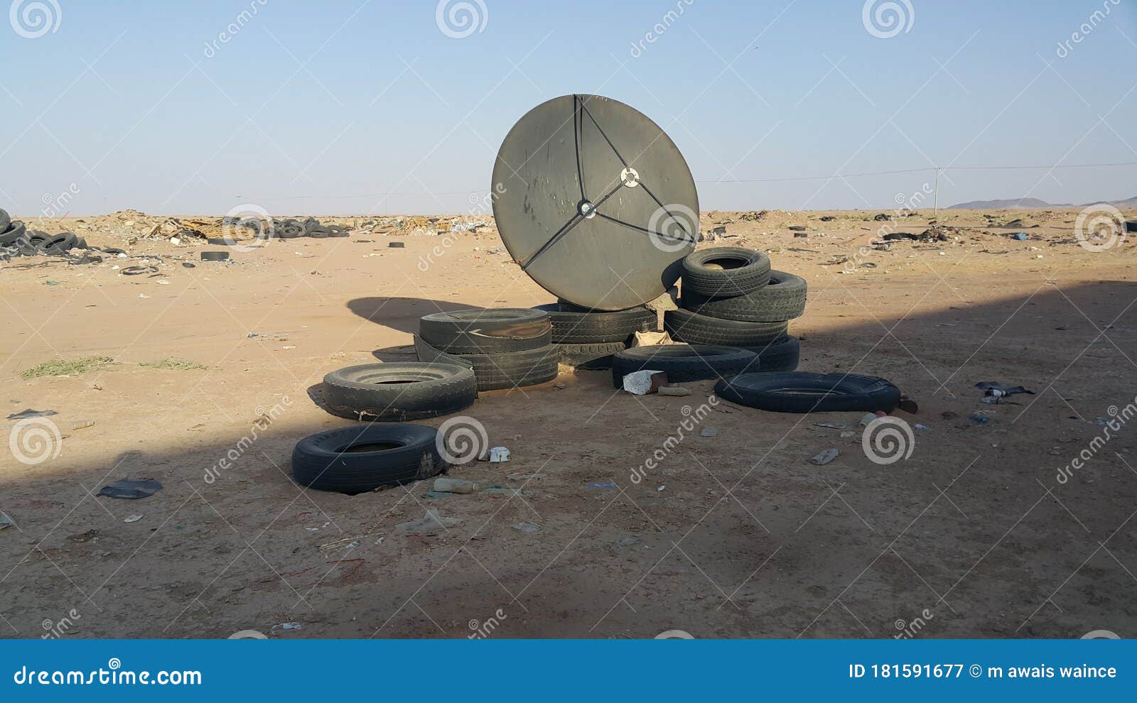 In a Mid of Desert Petrol Pump Station Stock Image - Image of sand ...