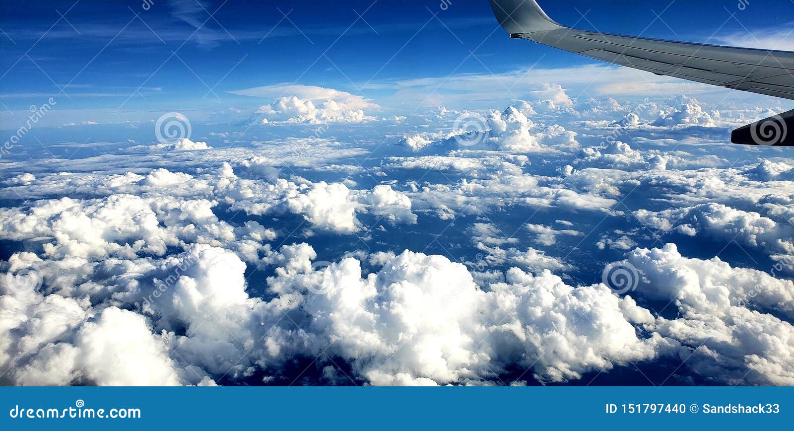 In mid flight stock photo. Image of view, airplane, flight - 151797440