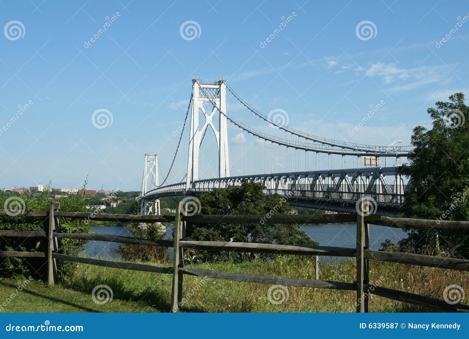 Mid-Hudson Bridge stock image. Image of split, dutchess - 6339587