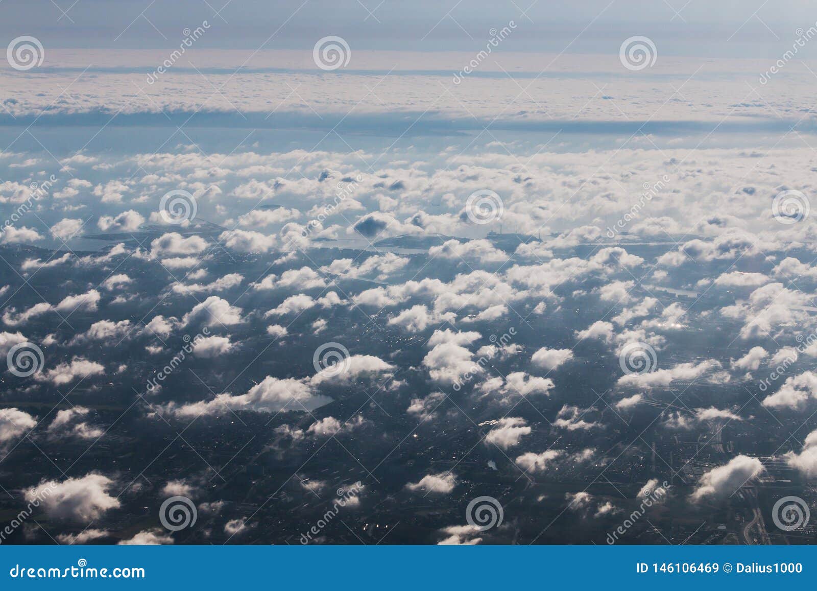 Mid - Level Clouds Include Altocumulus and Altostratus Stock Image ...